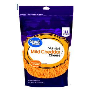 Calories in 1/4 cup Shredded Medium Cheddar Cheese and Nutrition Facts