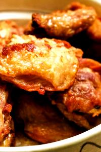 Calories in 1 Cubic Inch Boneless Fried Chicken Leg No Coating and ...