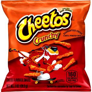 Calories in 1 package (24.8 g) Baked! Cheetos Crunchy Cheese Flavored ...