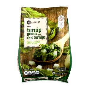 Calories in 100 G Cooked Turnip Greens with Roots (from Frozen) and ...