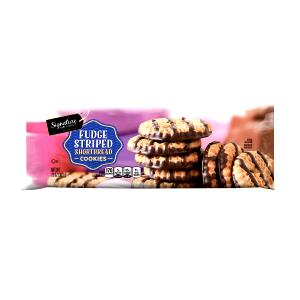 Calories in 3 cookies (35 g) Fudge Striped Shortbread and Nutrition Facts