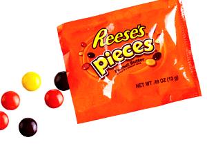Calories in 3 pouches (42 g) Reese's Pieces (Fun Size) and Nutrition Facts