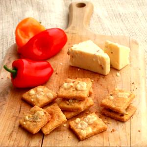 Calories in 4 Crackers Corn Bread Cracker, Bell Pepper and Nutrition Facts